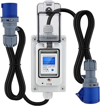 Mobile Digital Electricity Meter,230V 16A Power Consumption Meter ...