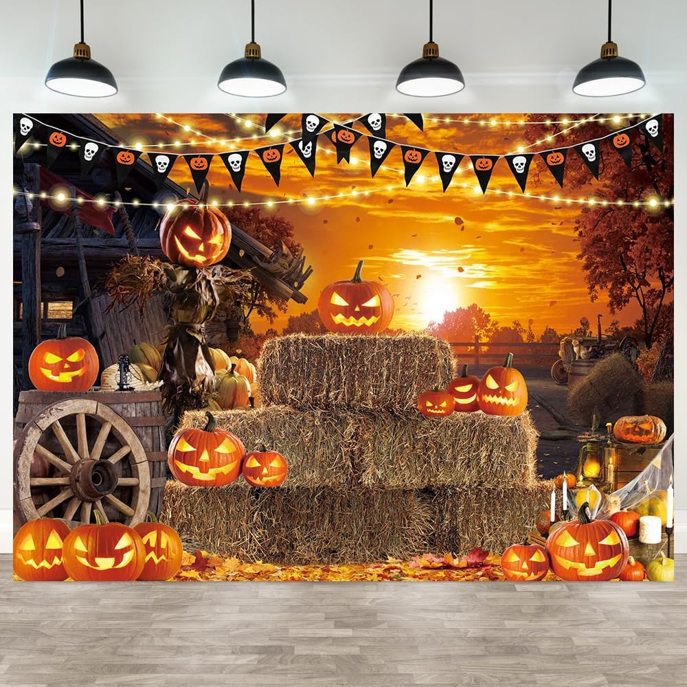 Amazon.com : DePhoto 7x5FT Horror Lab Halloween Backdrop Frankenstein ...