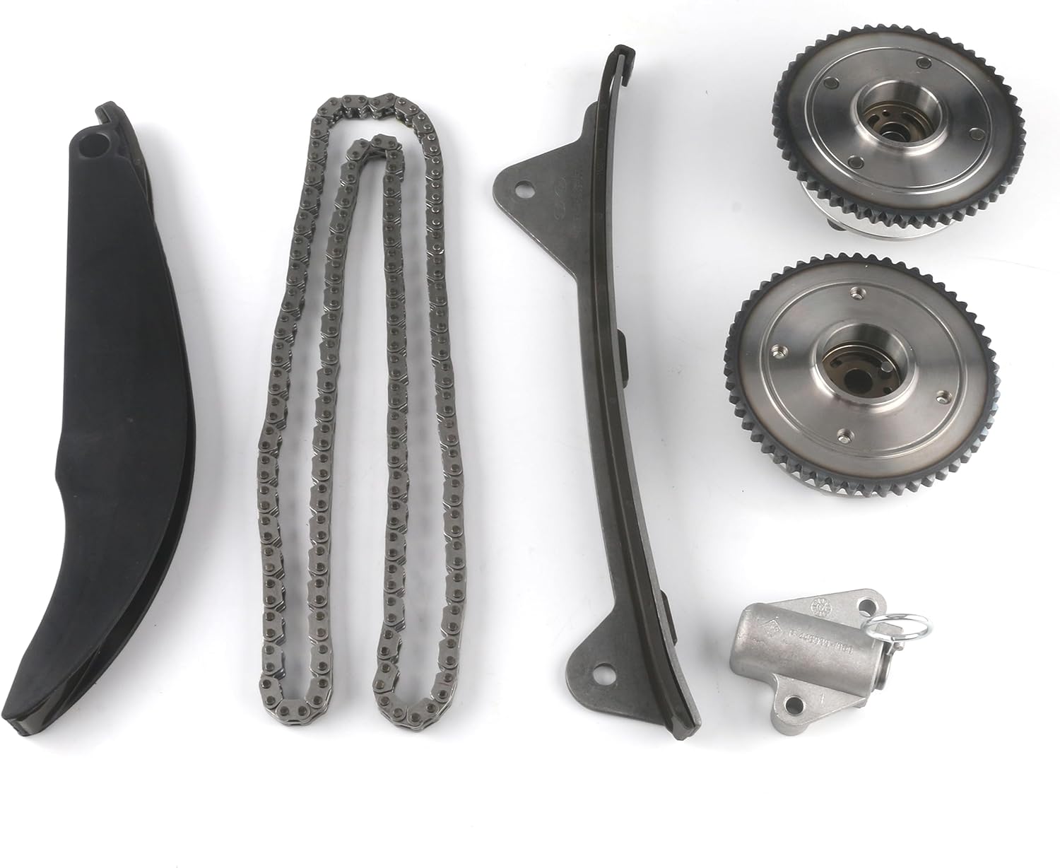 Amazon.com: HLBTK Exhuast and Intake VVT Timing Chain Kit Gear Sprocket ...