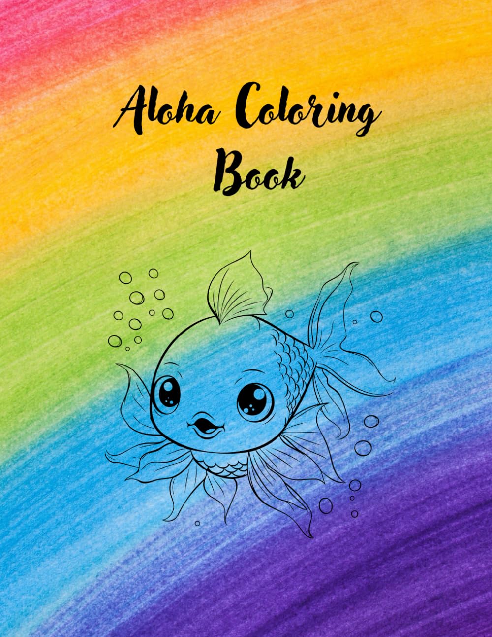 Sea Animals and Aloha Coloring Book: Randall, Leigh: 9798319009128 ...