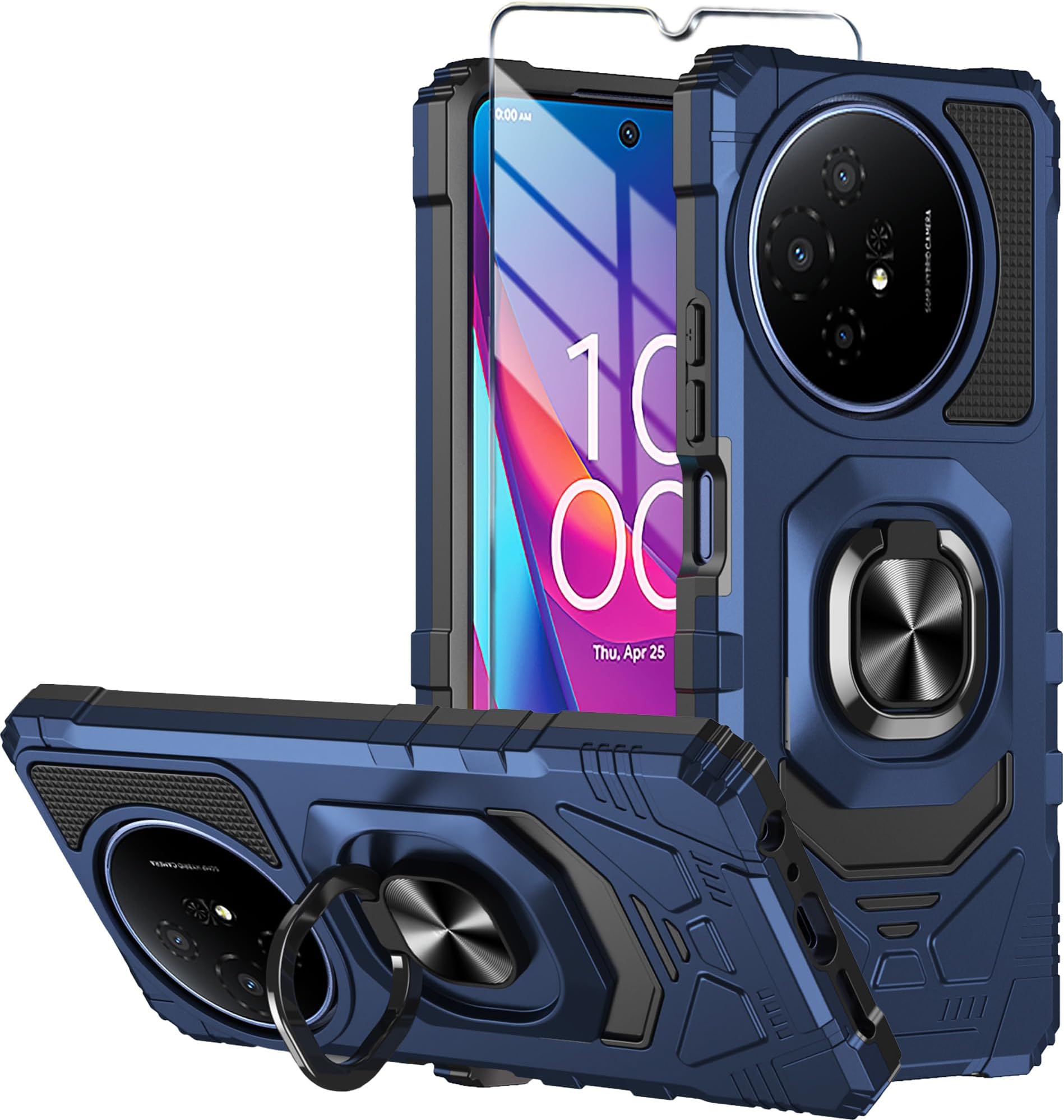 Amazon.com: Mocotto for TCL 50 XE Nxtpaper 5G Case with Tempered Glass ...