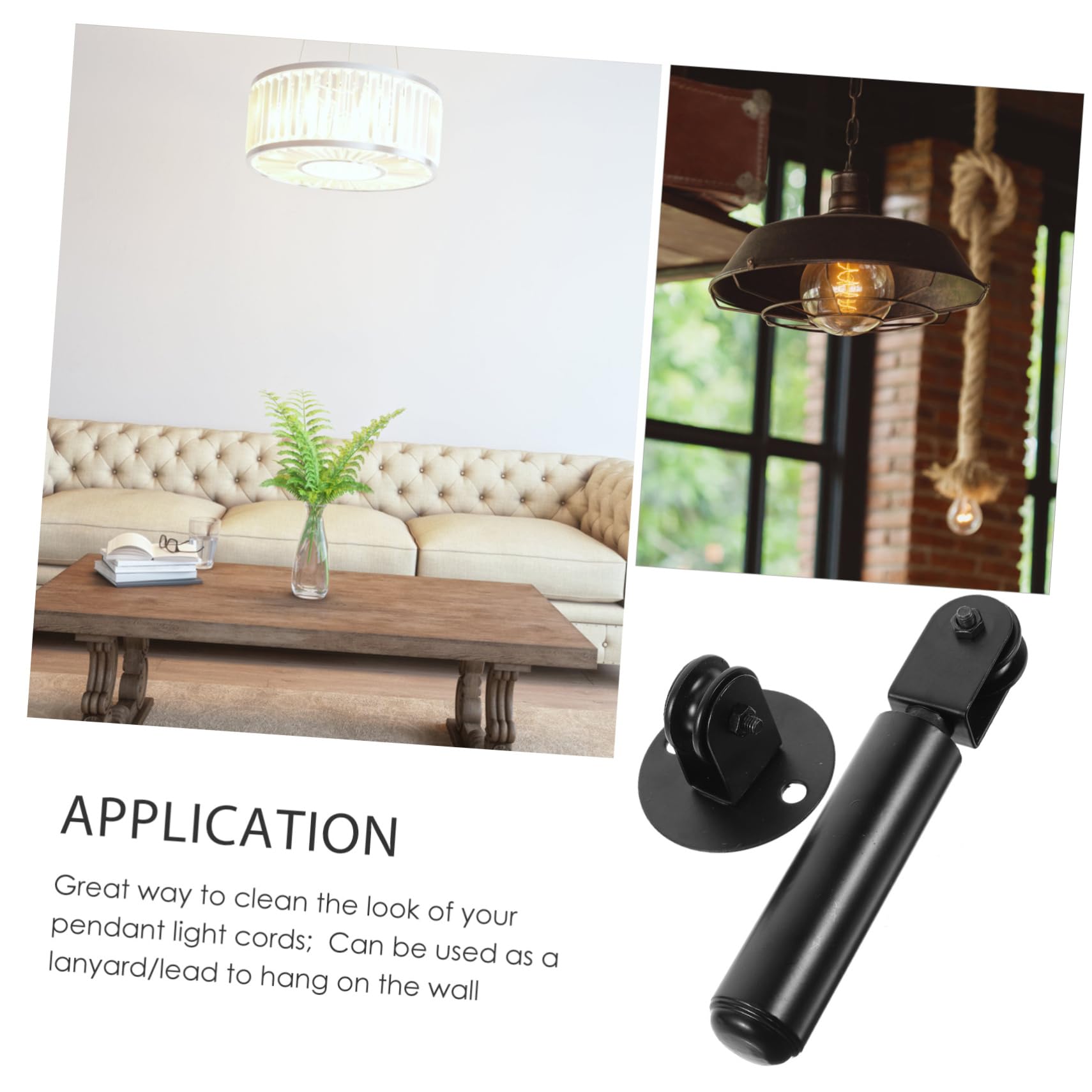 Heavy Pulley Light System Amun Modern Pulley Brass Pendant Light