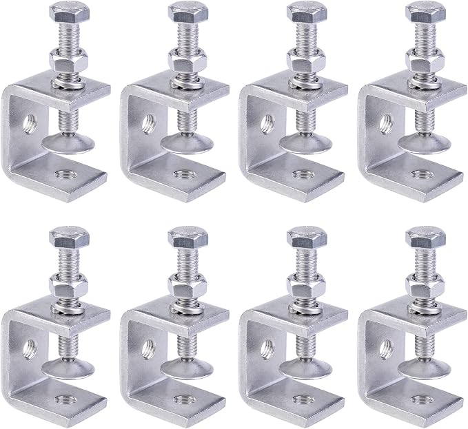 Serre-Joints C, 8 Pièces Serre-Joints en C Robustes en Acier Inoxydable ...