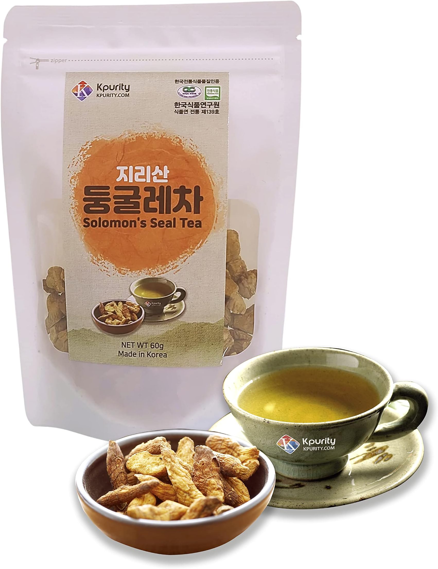 Amazon.com : KPurity Premium Roasted Solomon's Seal Tea 60g (1 Pack ...