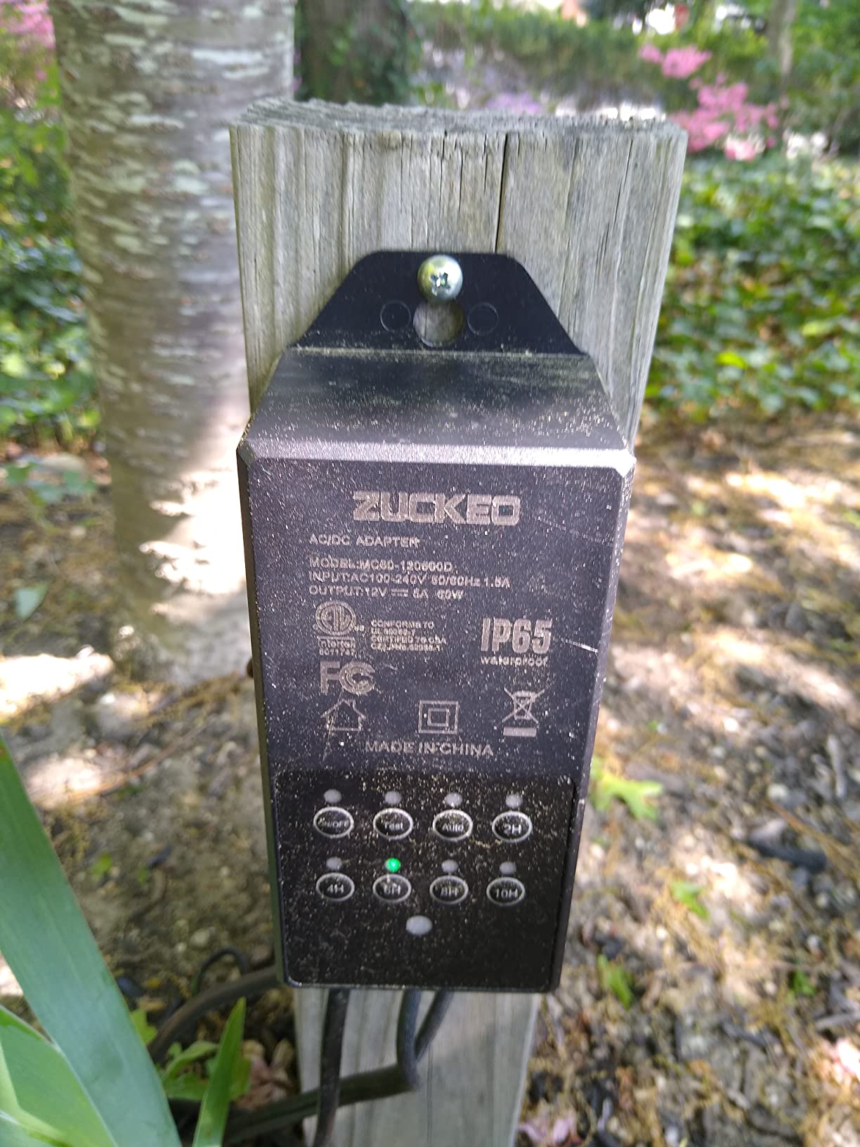 ZUCKEO 60W Low Voltage Landscape Transformer with Timer & Photocell ...