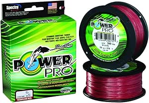 Power Pro Original Braid Fishing Line 50lb 300yd Yard 23kg 275m Red 50 ...
