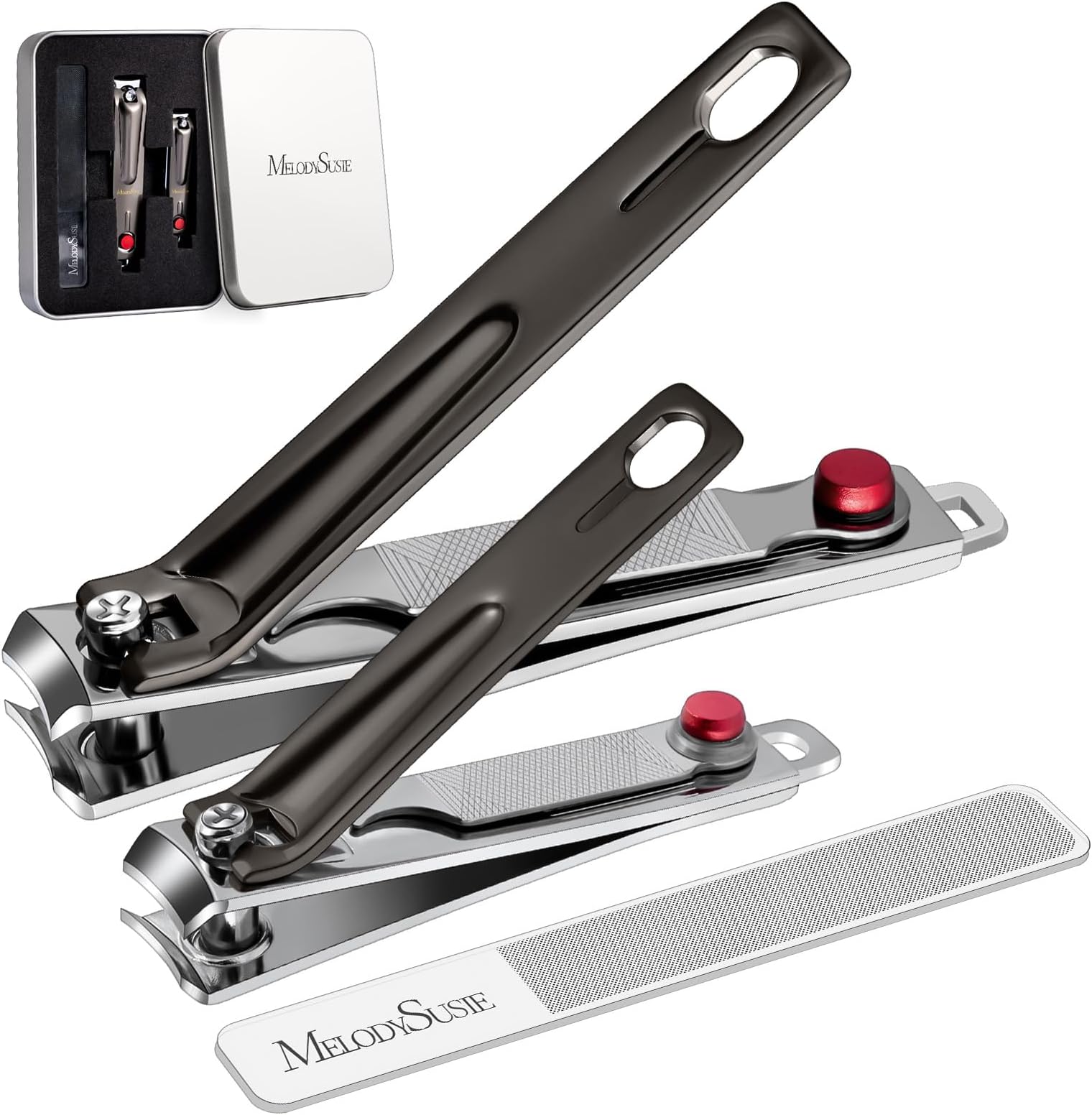 Amazon.com : MelodySusie Nail Clippers Set, Ultra Sharp Toenail ...