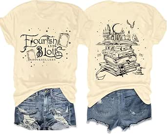 Amazon.com: Magical Shirts for Women Book Magic Graphic T-Shirts ...