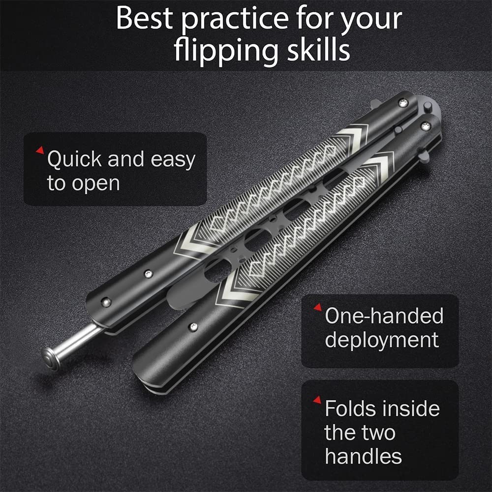 Buy Butterfly Knife Trainer - Balisong Trainer - Practice Butterfly ...