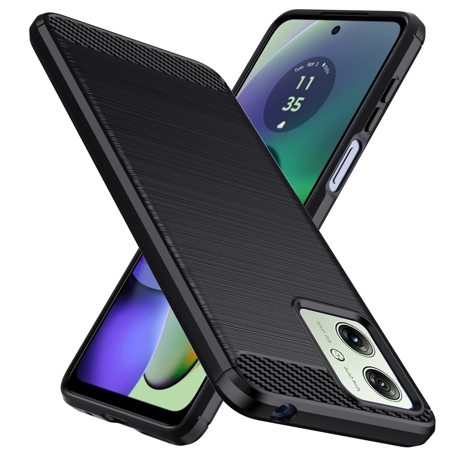 Natbok Designed for Motorola Moto G54/Moto G54 Power Case, Flexible TPU ...