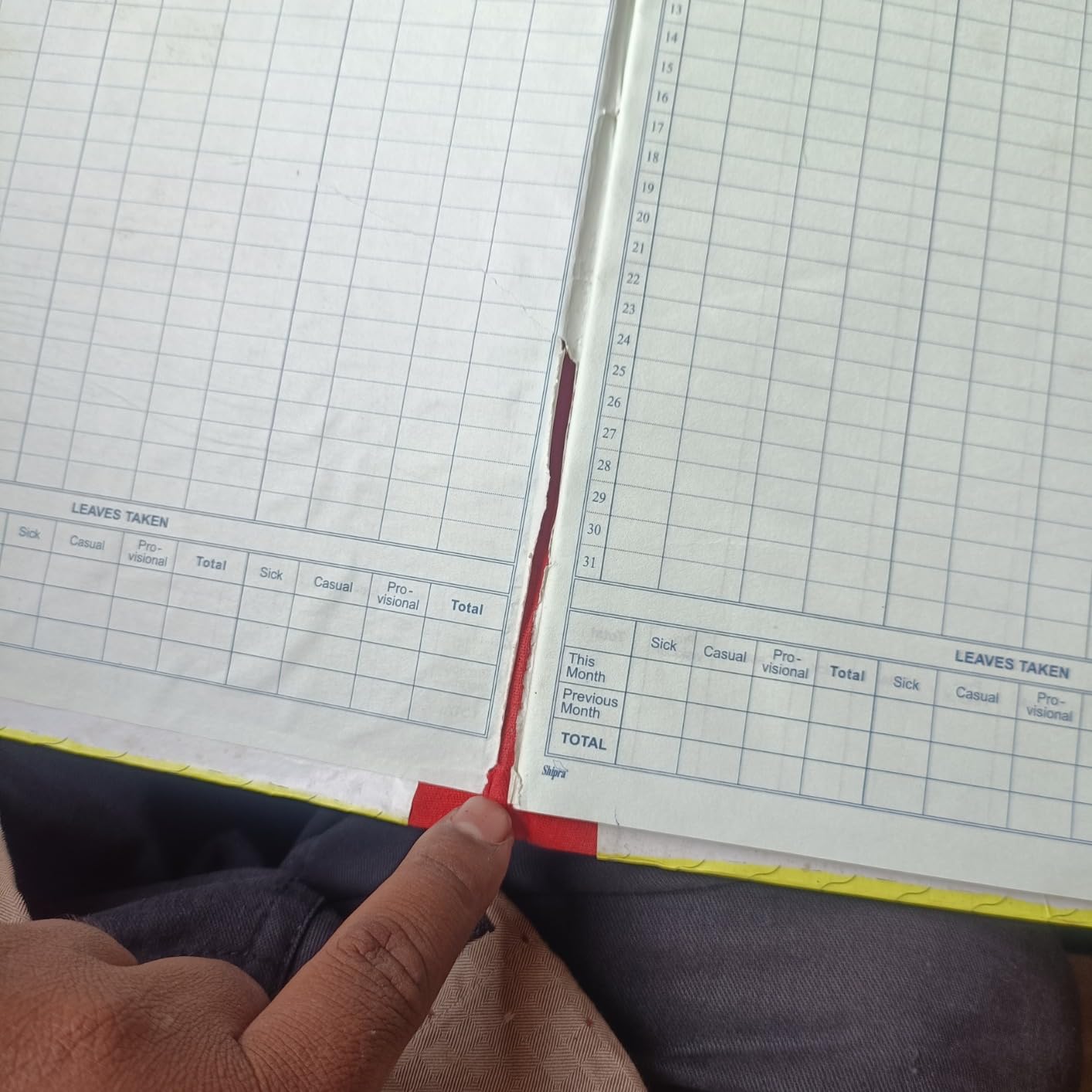 LRS Daily Attendance Signature Time in & Out Register (120 Pages - Pack ...