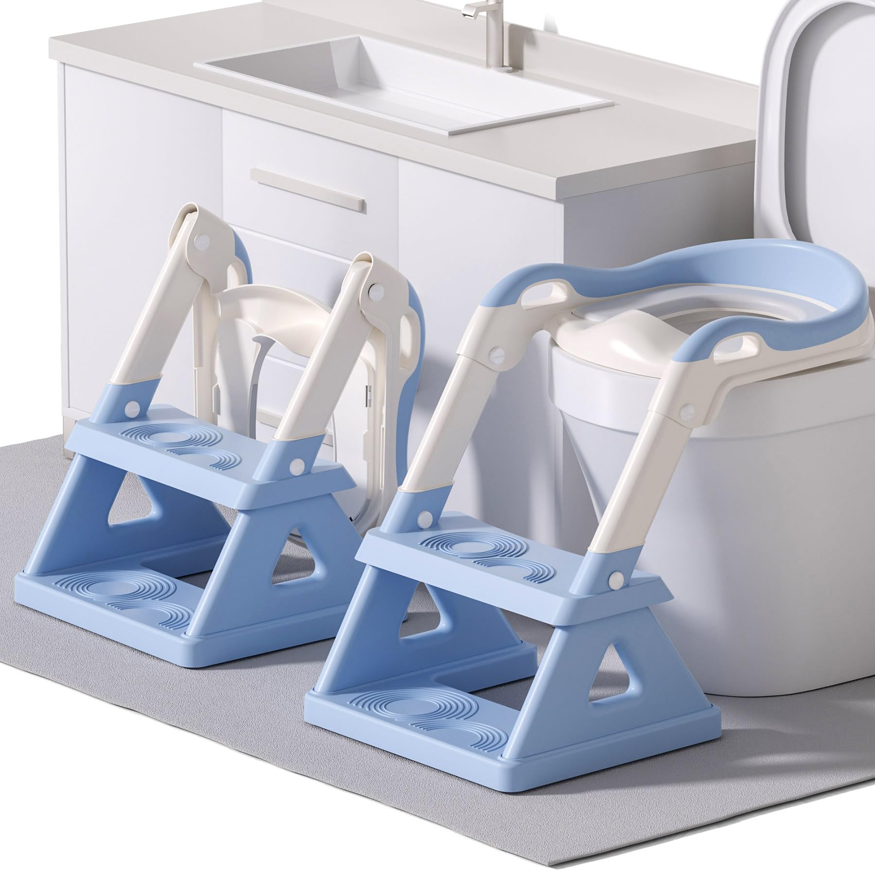 Potty Training Seat with Step Stool, Upgraded 2 in 1 Potty Training ...