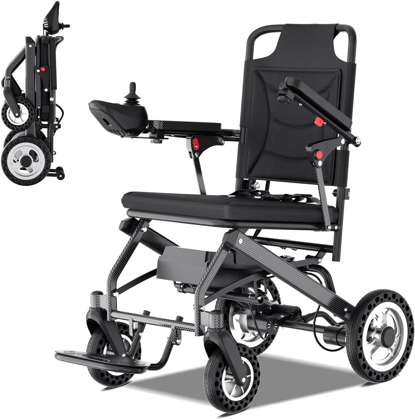 Amazon.com: Lightweight Electric Wheelchairs (only 30lbs) for Adults- Travel Size - Airline ...