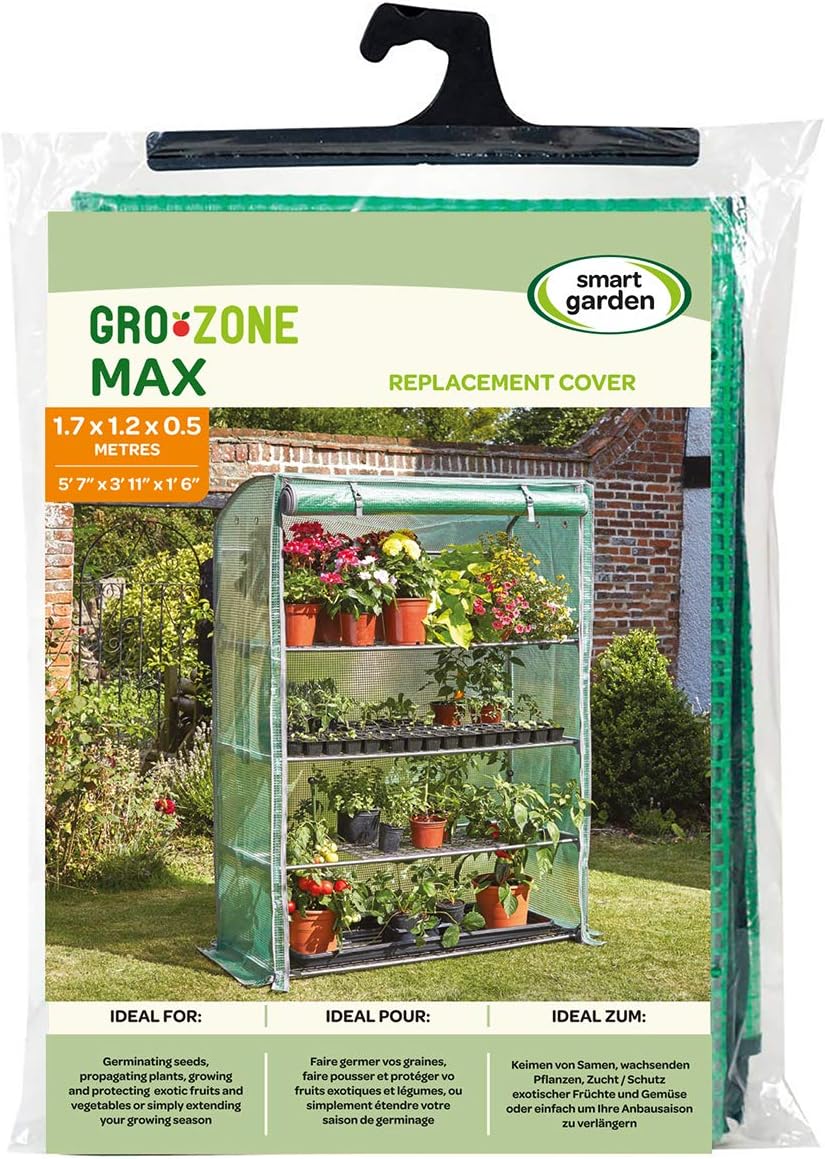 Smart Garden GroZone Max Wide Grow House Greenhouse Replacement Cover ...