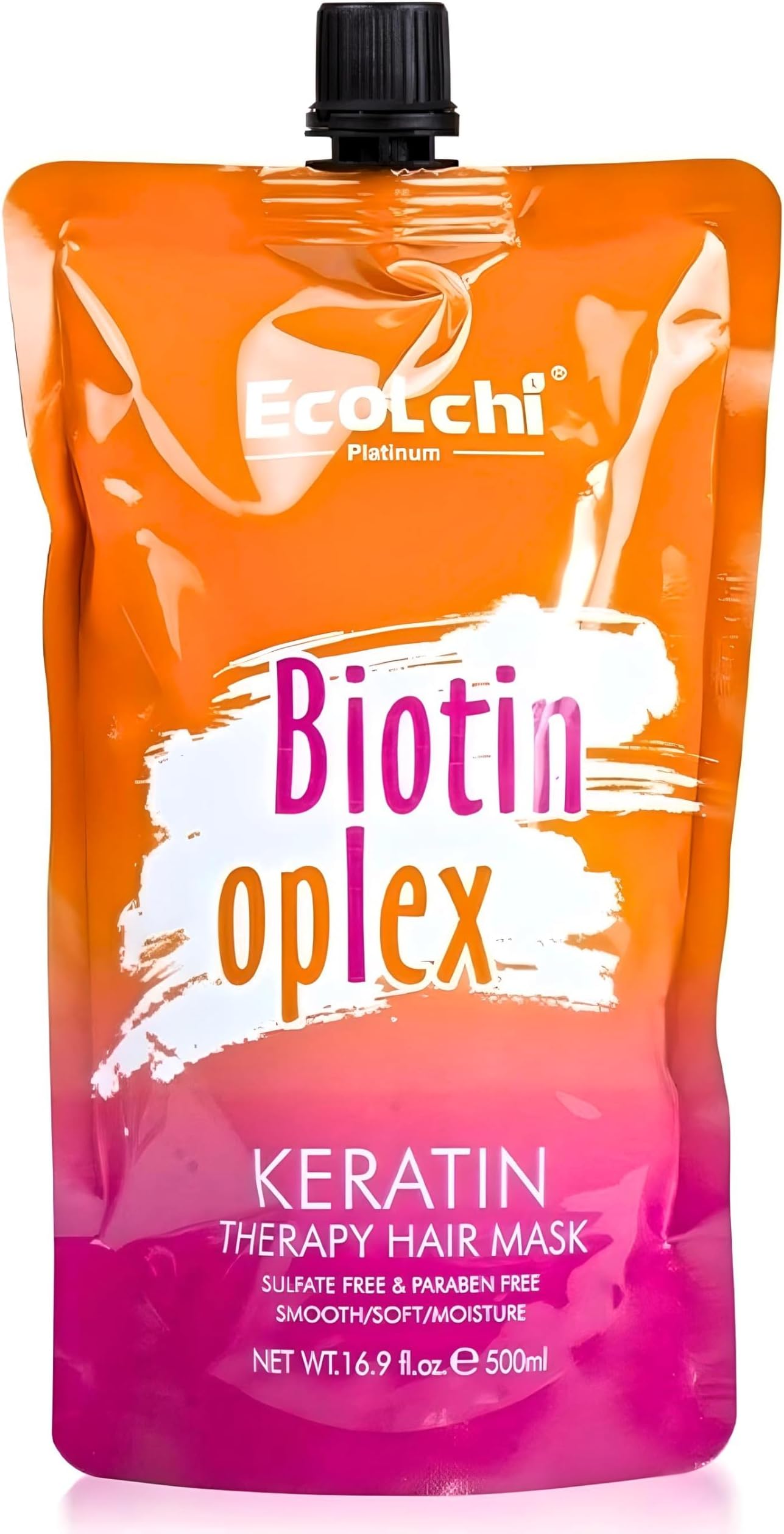 Amazon.com: EcoLchi Biotin Oplex Keratin Hair Mask - Amino Acids Repair ...
