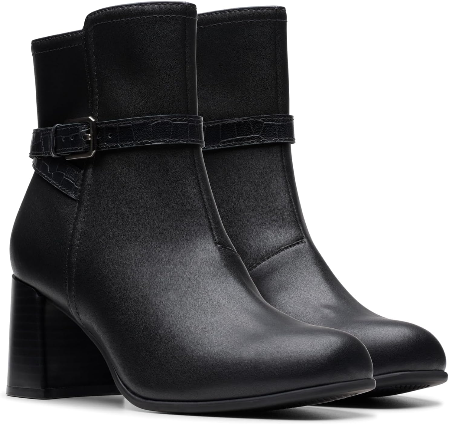 Amazon.com: Clarks Mujeres Keirsta Haley Cuero Negro 8.5 Medium : Ropa ...