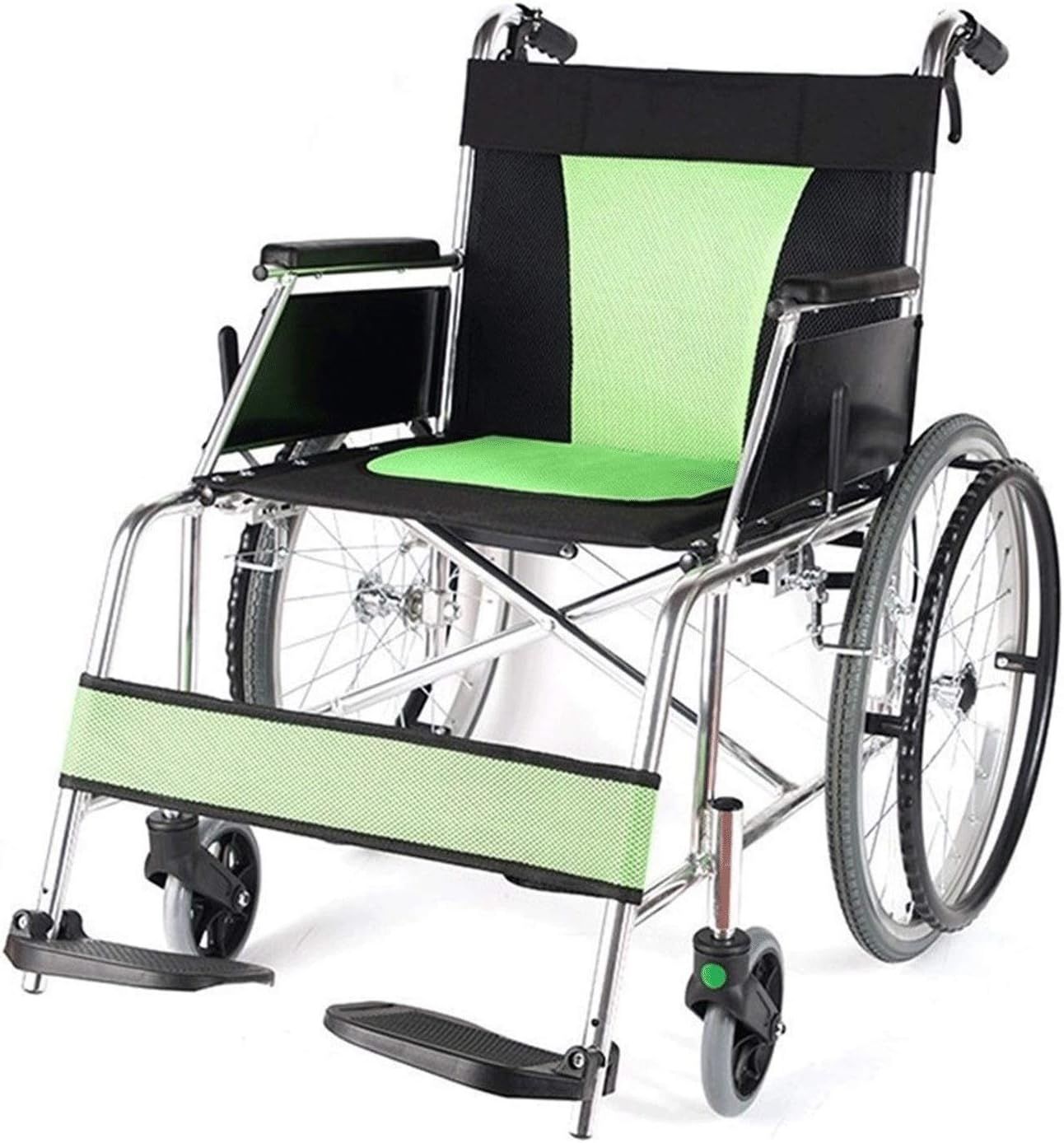 Amazon.com: wheelchairs Wheelchair Aluminum Alloy Lightweight Folding ...