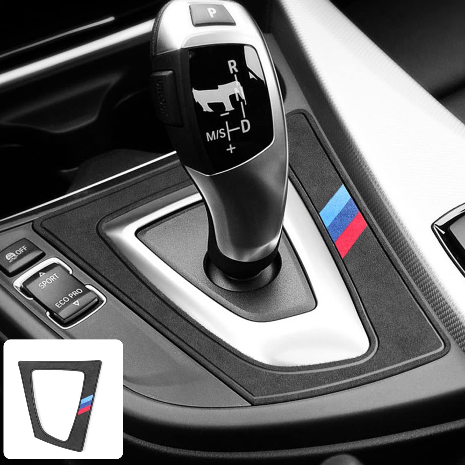 Amazon.com: Goodithy Compatible with BMW 3 4 Series Black Gear Shift ...