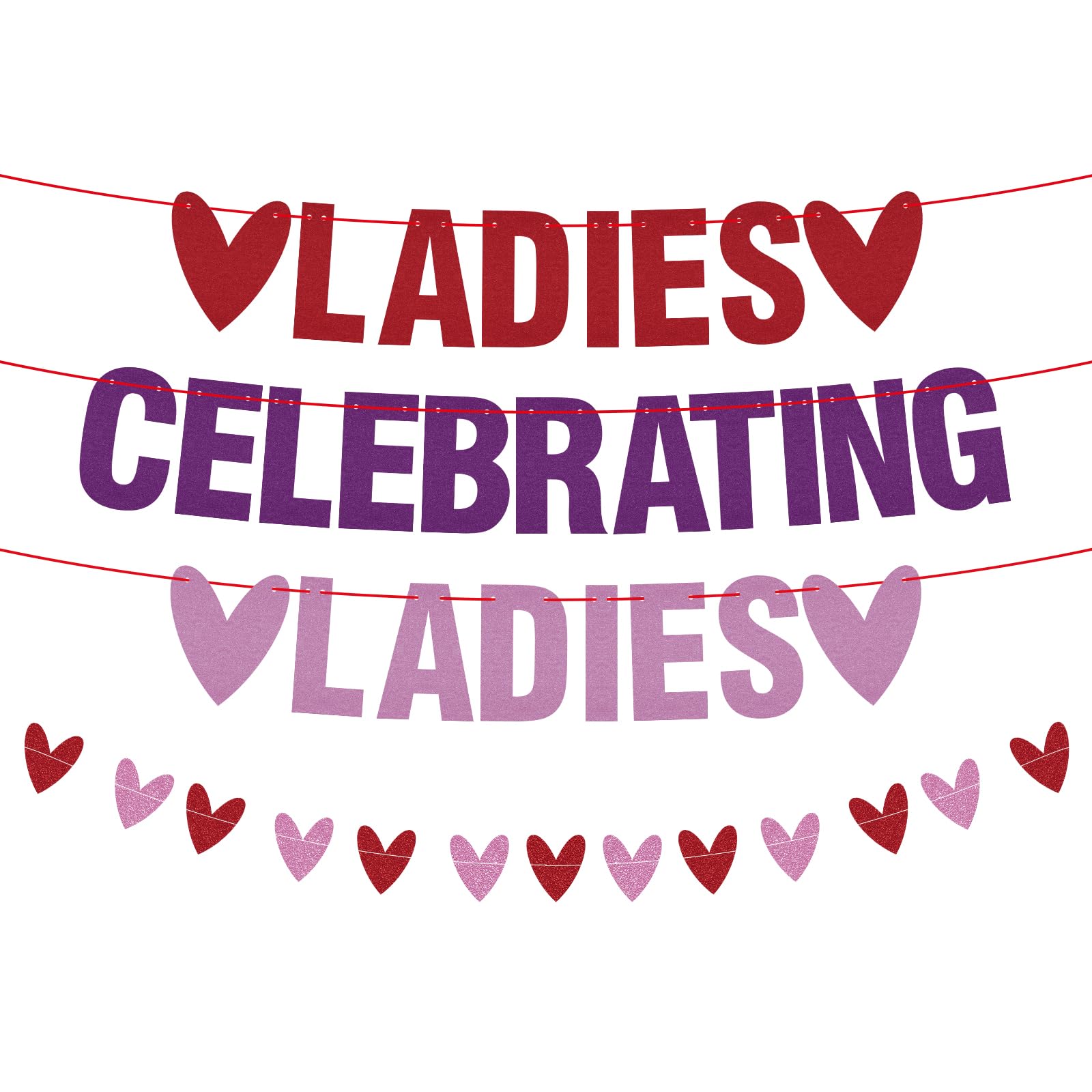 Amazon.com: Arosche Galentines Day Decorations Ladies Celebrating ...
