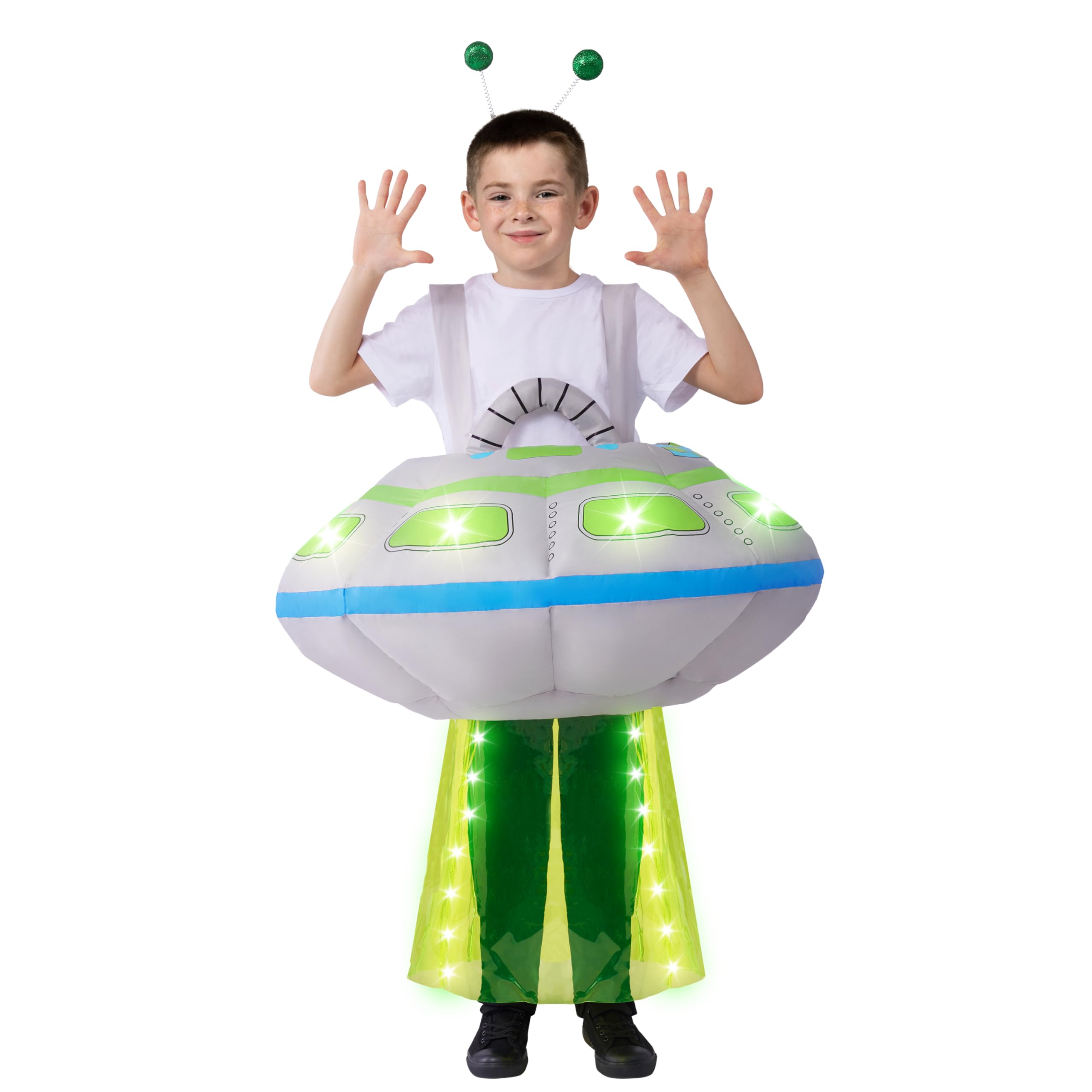 Amazon.com: Spooktacular Creations Kids Inflatable Costumes, Light-Up ...