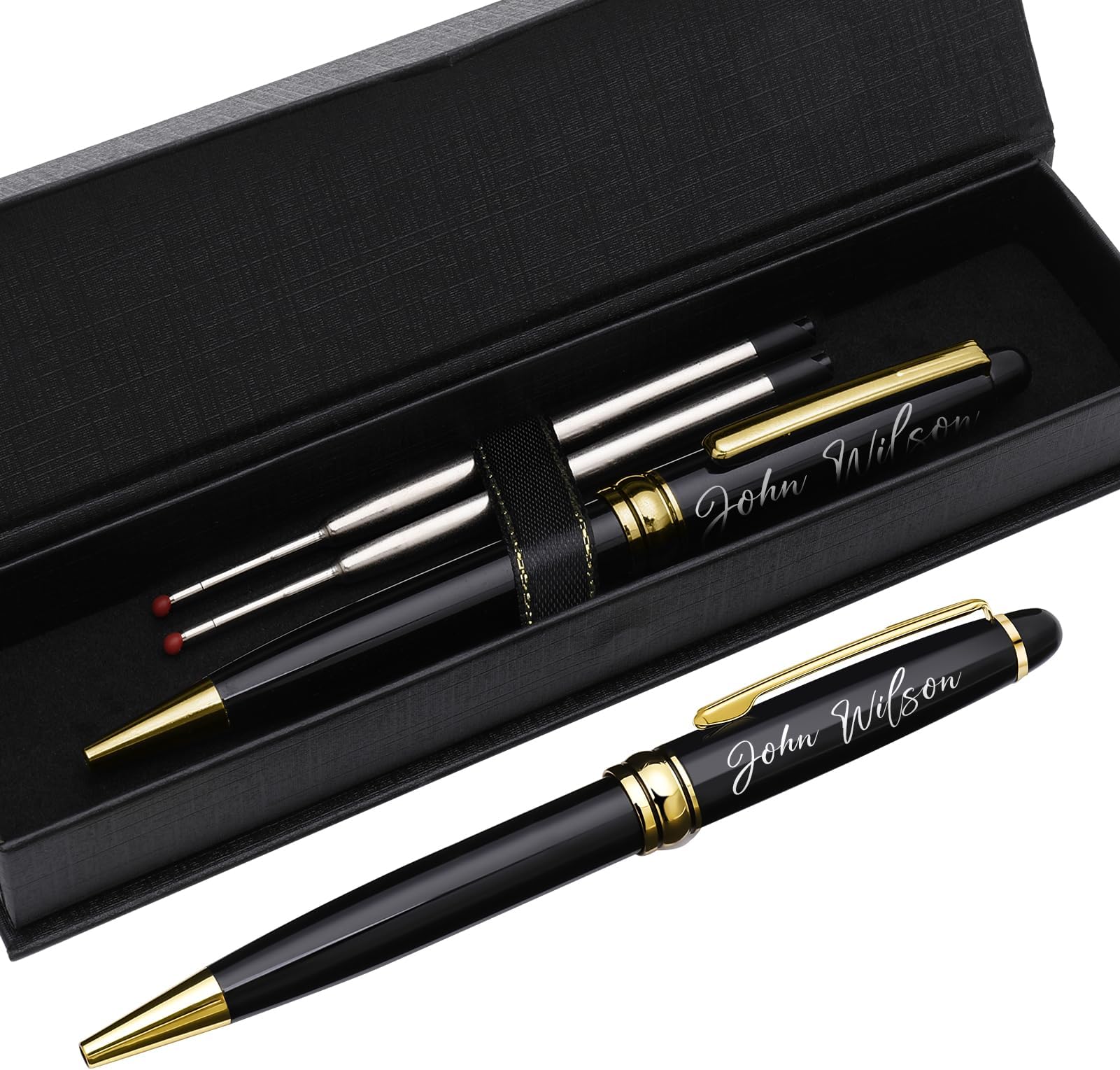 Amazon.com : ABIsedrin Personalized Pens, Engraved Pen for Men, Custom ...