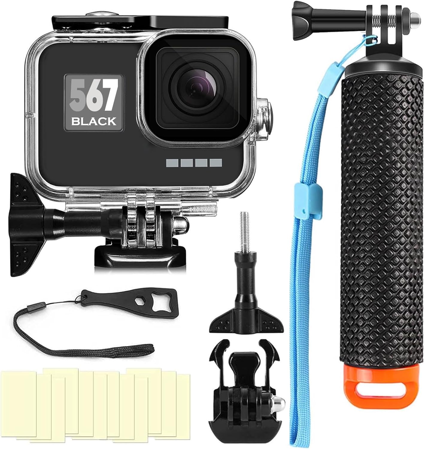 Amazon.com : BO&DQQ Compatible for Go Pro Hero (2018) 7 6 5 Black ...