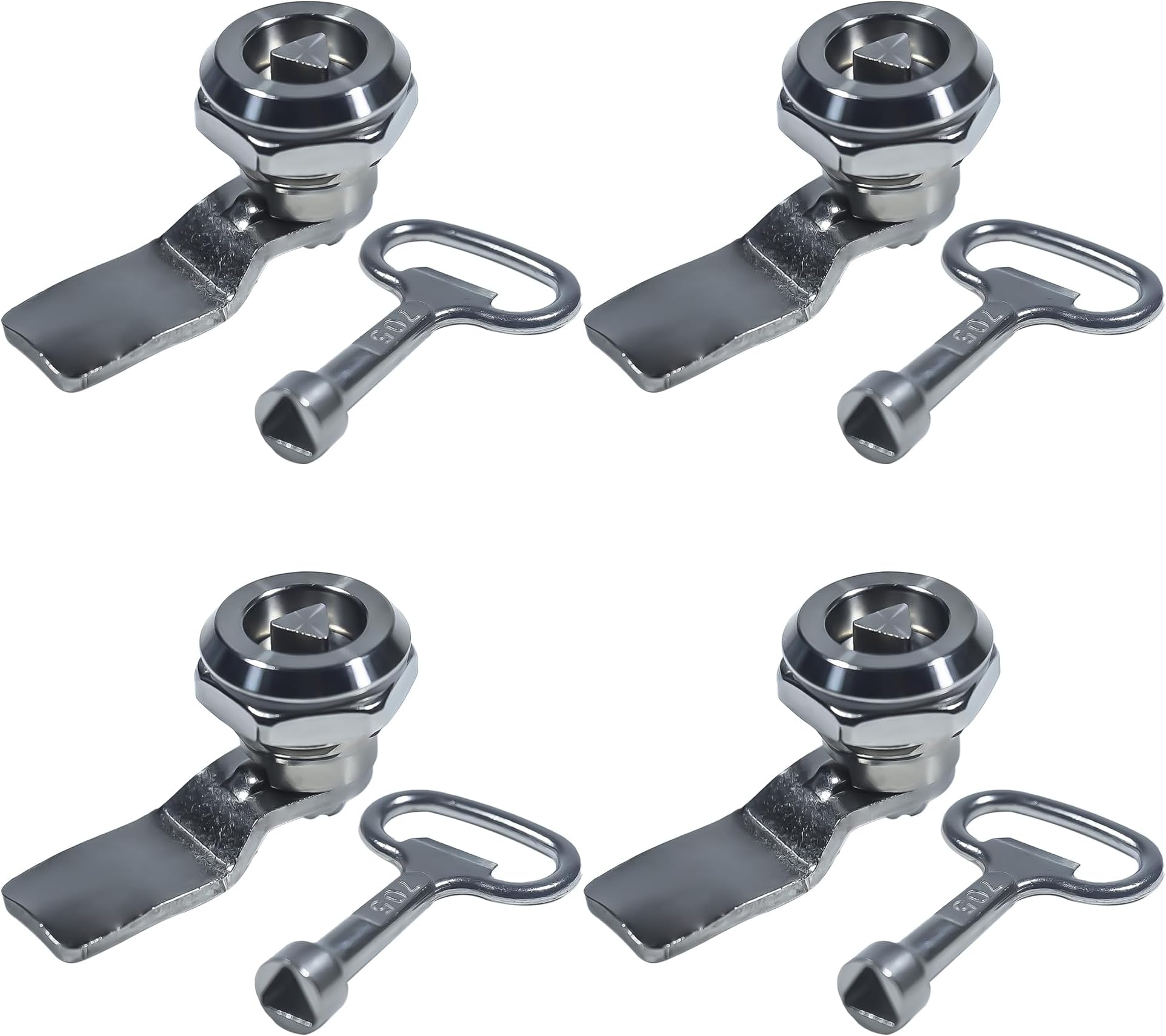 Litensh Electric and Gas Meter Box Lock with Triangle Socket Key ...