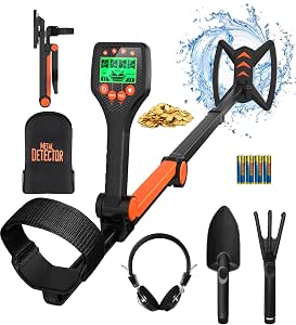 Amazon.com : DetectTrek Foldable Metal Detector for Adults & Kids ...