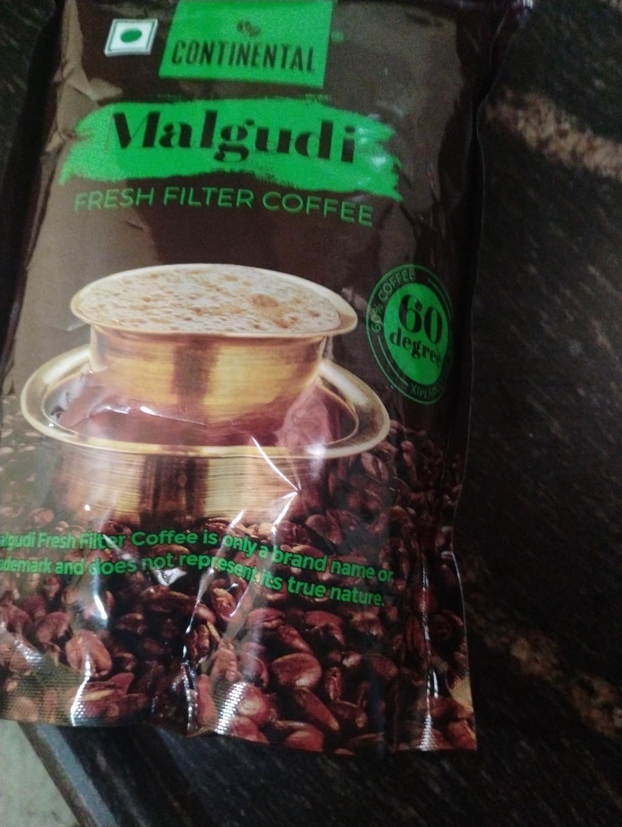 Continental Malgudi Filter Coffee Powder | 500gm Pouch | 60% Coffee ...