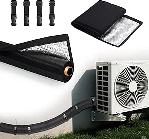 3 Layers HVAC Copper Ac Line Cover Protector, Ac Pipe Insulation ...