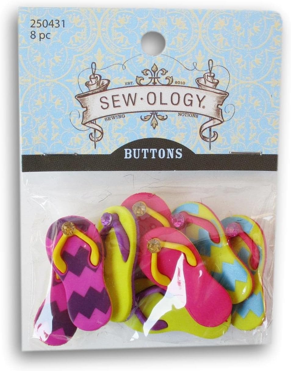 Amazon.com: Decorative Shank Buttons for Sewing Craft Projects (Flip ...