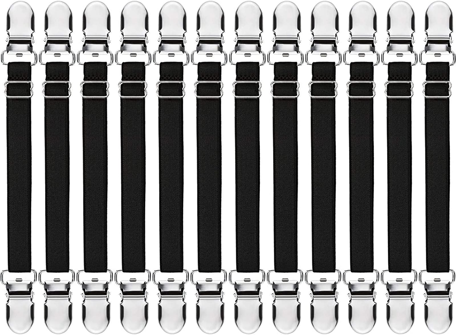 Amazon.com: Boao Bed Sheet Clips Straps Sheet Corner Straps Holder ...