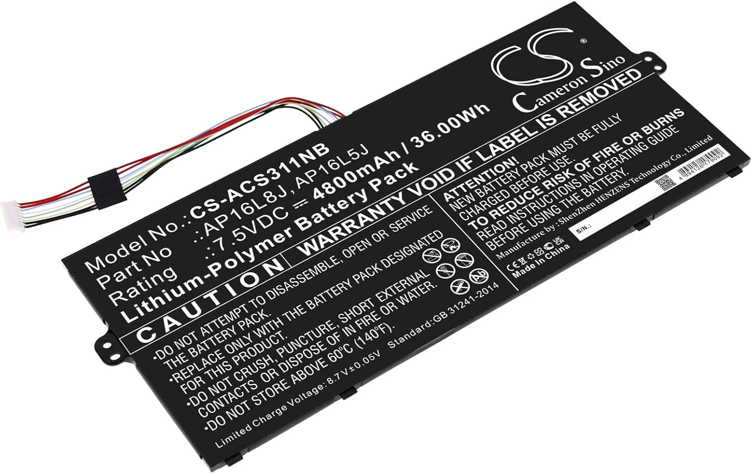 Amazon.com: SCESMIA Replacement Battery for K63,K63 Wireless Mechanical ...