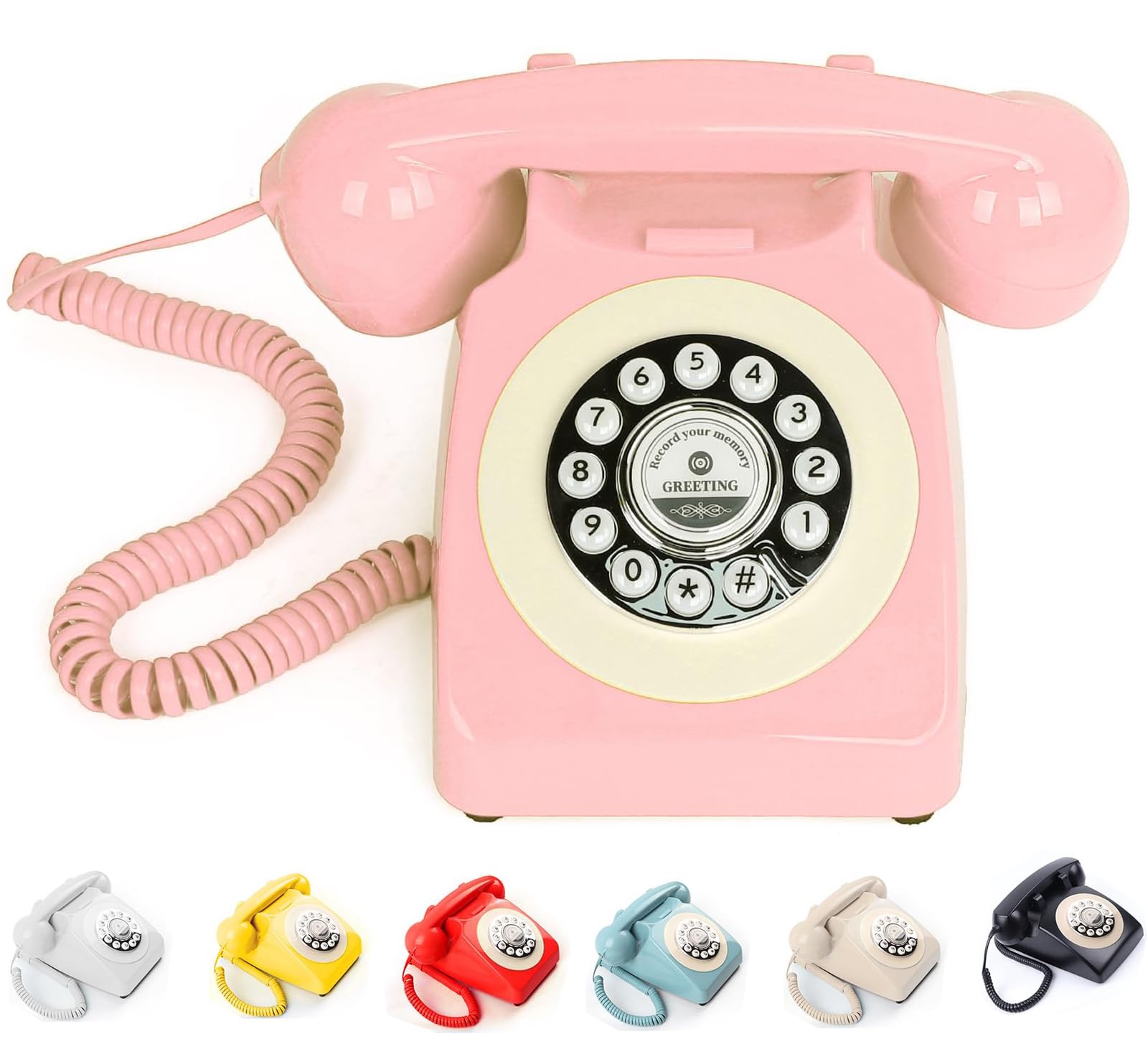 Amazon.com: ROOMEDAL Audio Guest Book Wedding Phone, Record Customized ...