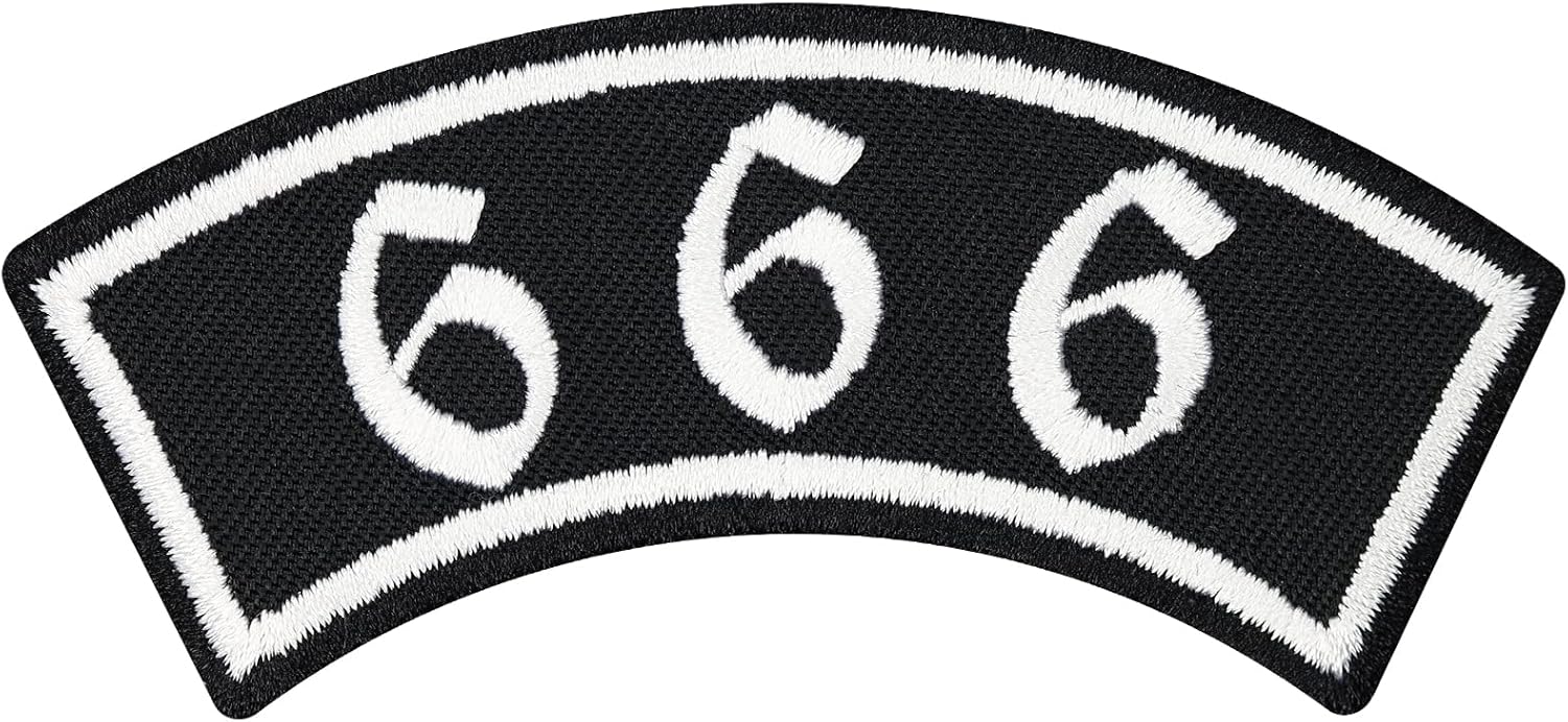 Patch 666 Free Biker Rider Rankpatch Rocker Motorcycle Motorrad ...