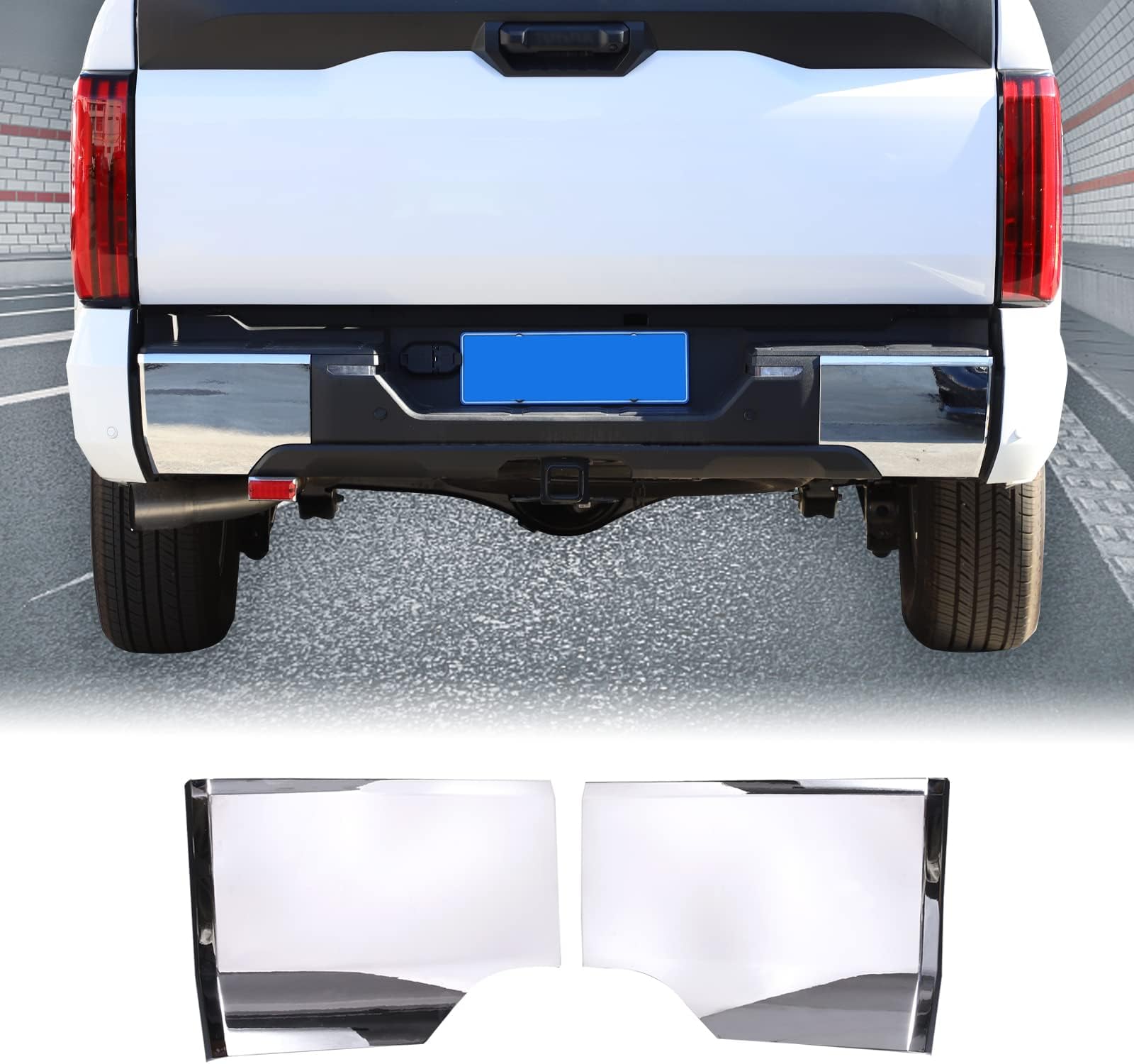 Amazon.com: Protector de parachoques trasero compatible con Toyota ...