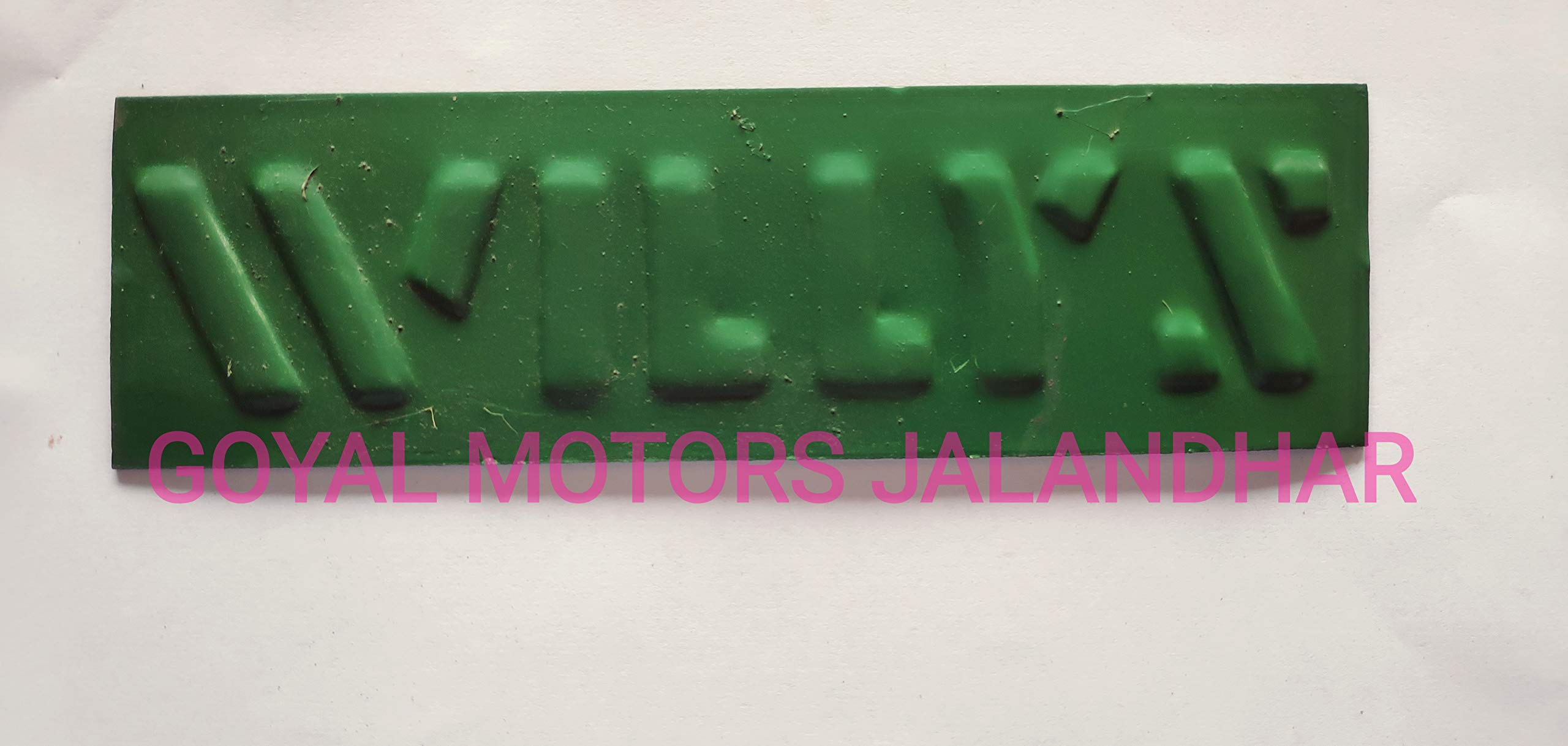 Buy Willy Jeep CJ Stamp Metal Plate Body Fixing | Metal Logo of Willys ...