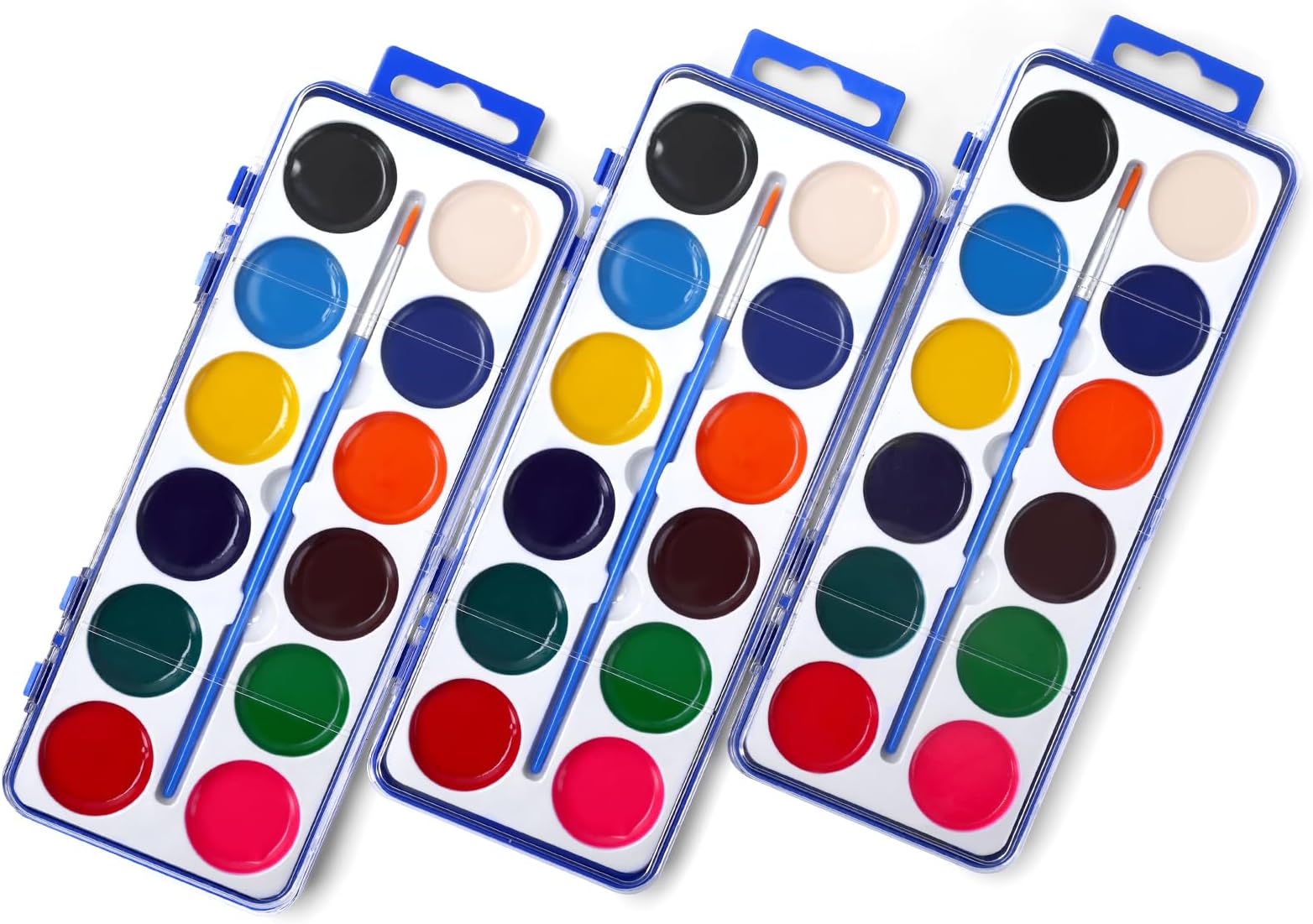 Amazon.com: Watercolor Refill Sets Classpack - Bulk set of 50, 8 oval ...
