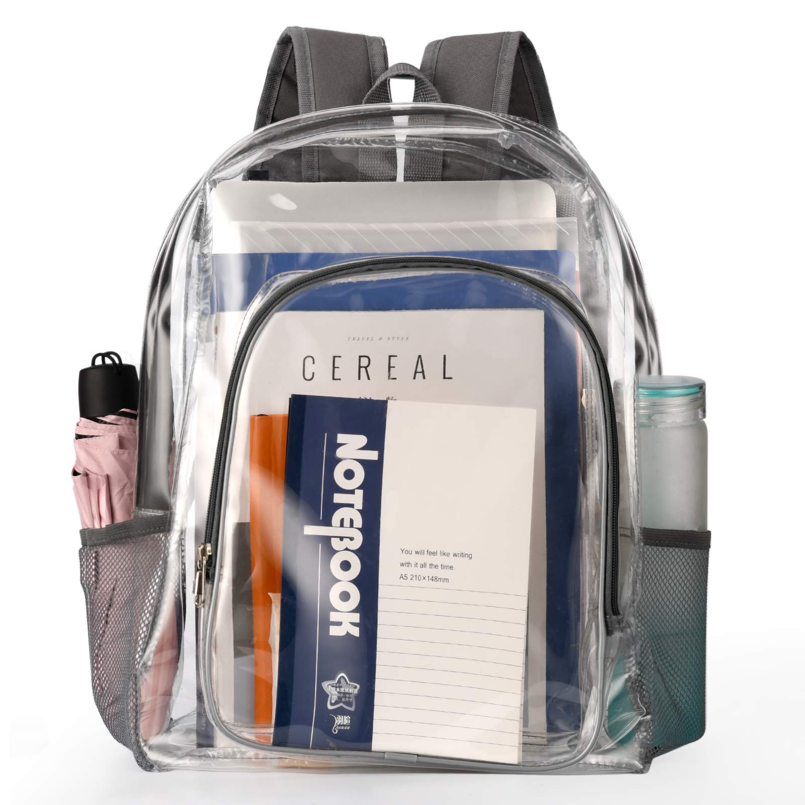 Snapklik.com : Clear Backpack See Through Backpacks For Warehouse ...