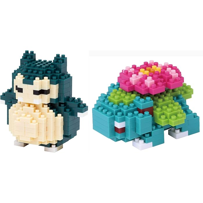 Buy Nanoblock - 2 Sets Bundle - Snorlax (Kabigon) and Venusaur ...