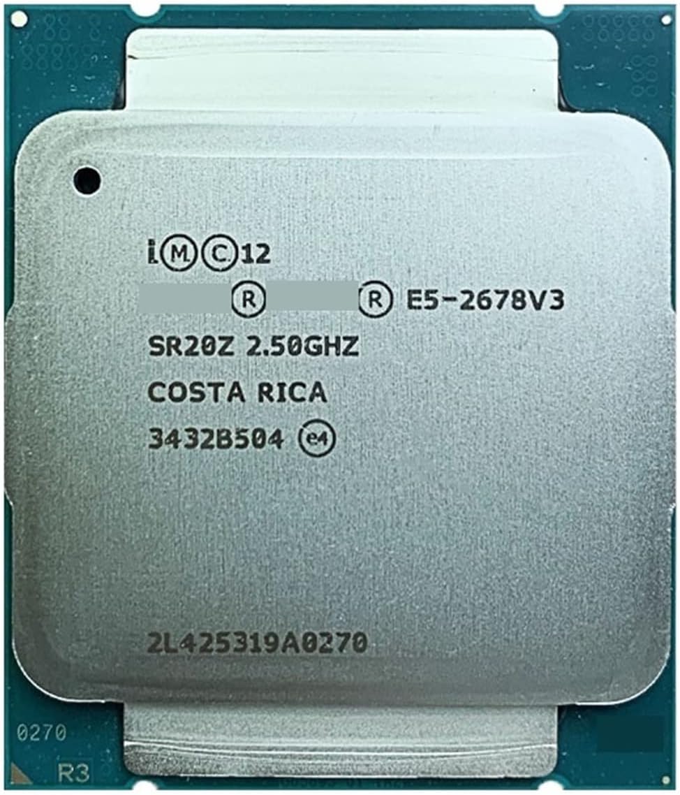 CPU E5-2678V3 E5 2678v3 E5 2678 V3 2.5 GHz Twelve-Core Twenty-Four-Thread CPU Processor 30M 120W ...