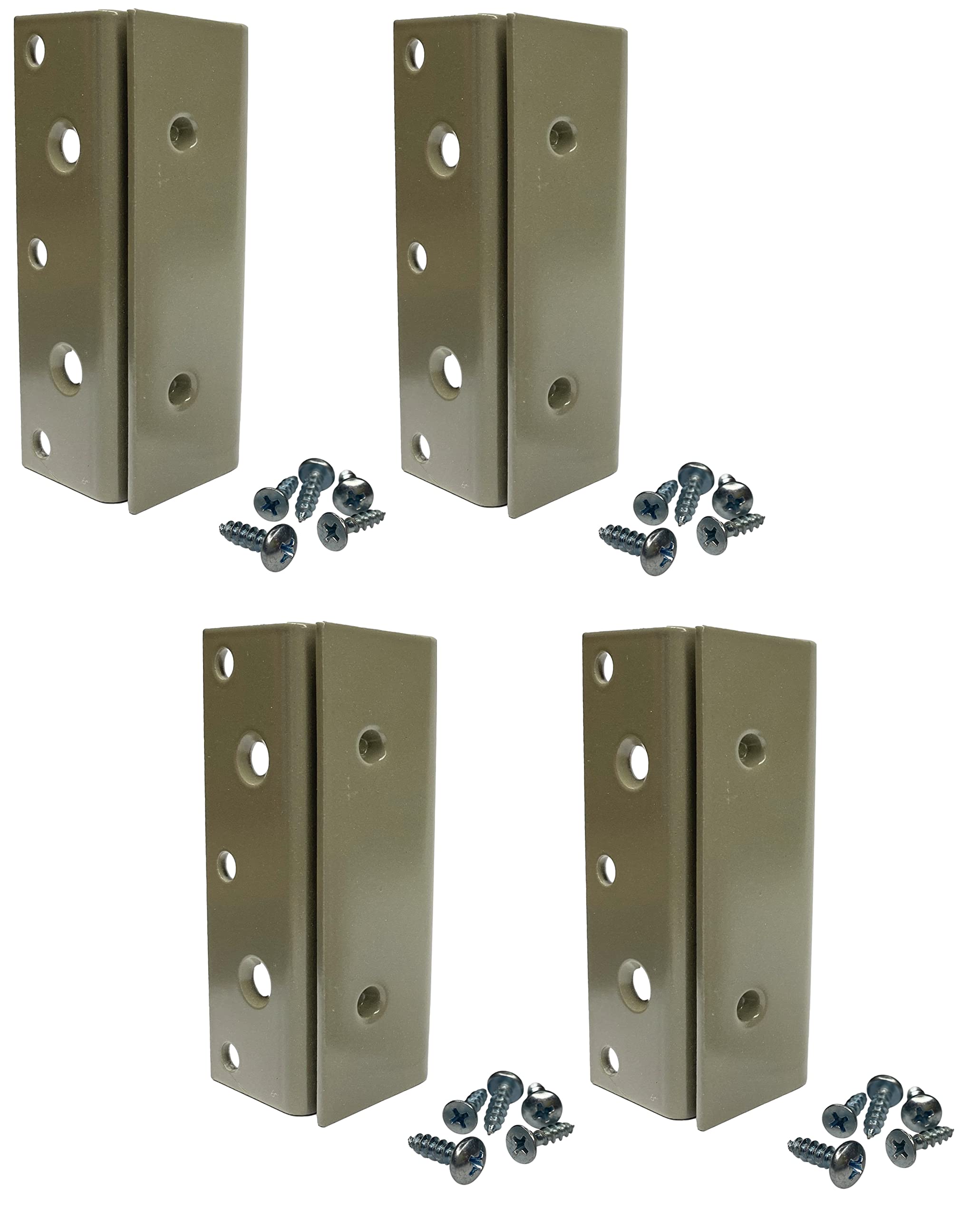 Buy Colibyou Bed Frame Bed Post Double Hook Slot Bracket - Set of 4 ...