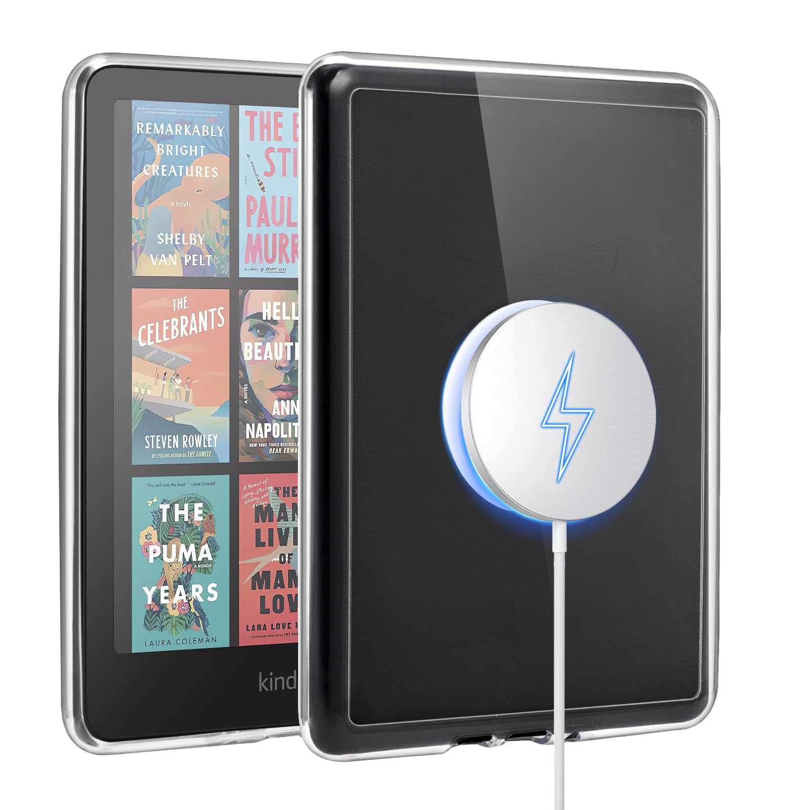 Amazon.com: CoBak Magnetic Clear Case for 7" Kindle Paperwhite 12th Gen ...