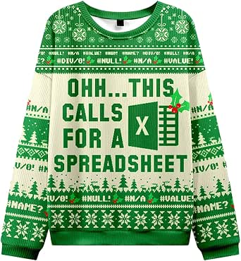 Amazon.com: Ugly Christmas Sweater Men Women Oh This Calls for A ...
