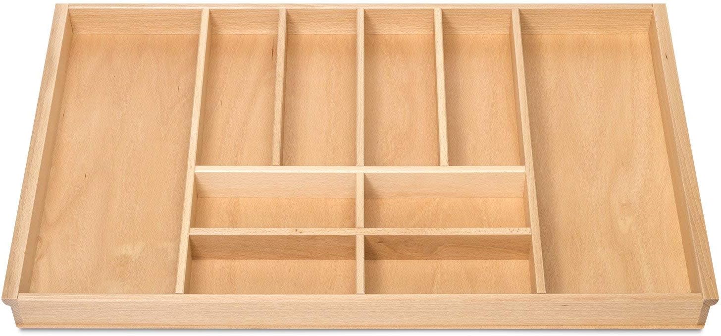 ORGA-BOX III BUCHE Besteckeinsatz für 60er Schublade für Nobilia ab ...