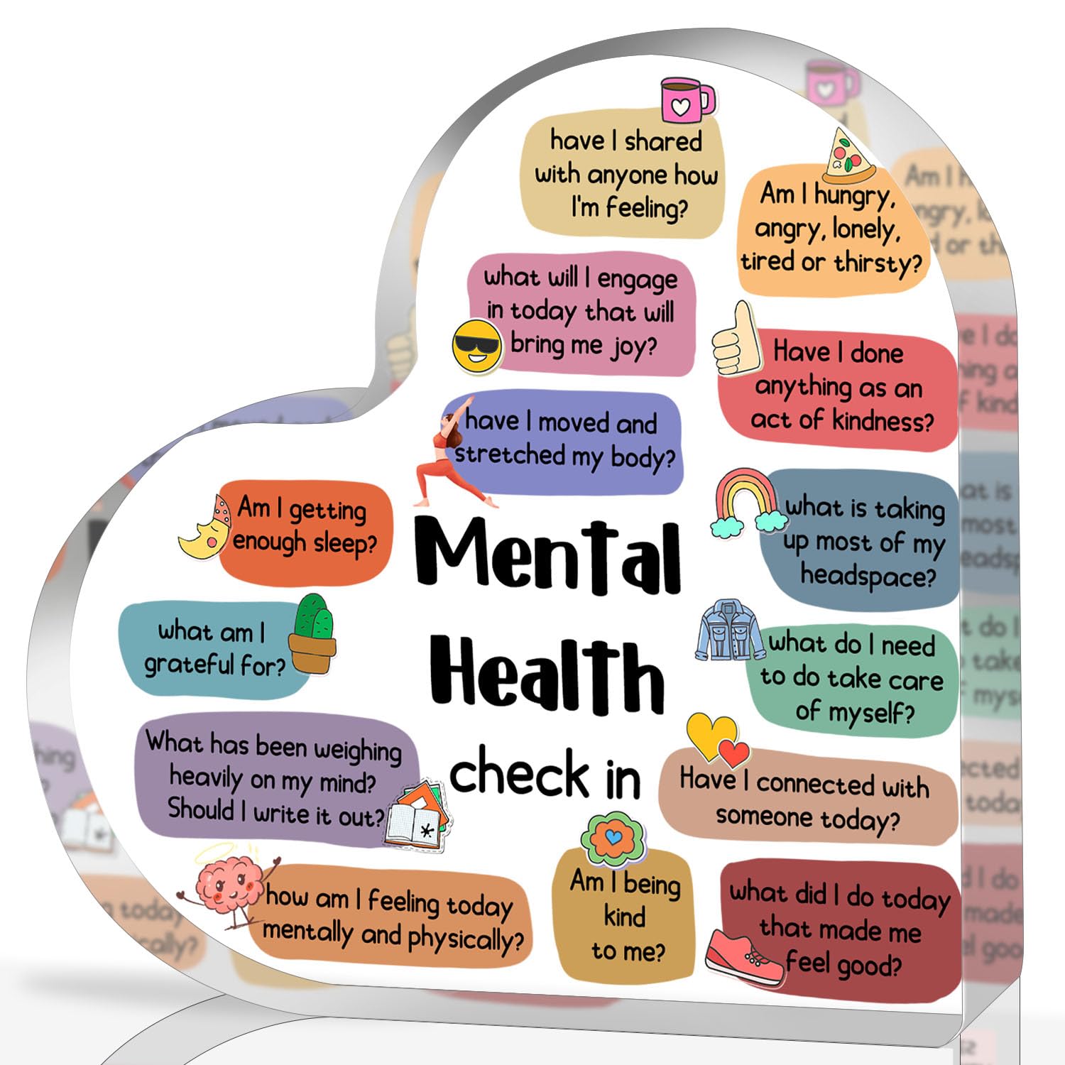 Amazon.com: UBLURO Therapy Office Decor, Mental Health Check In ...