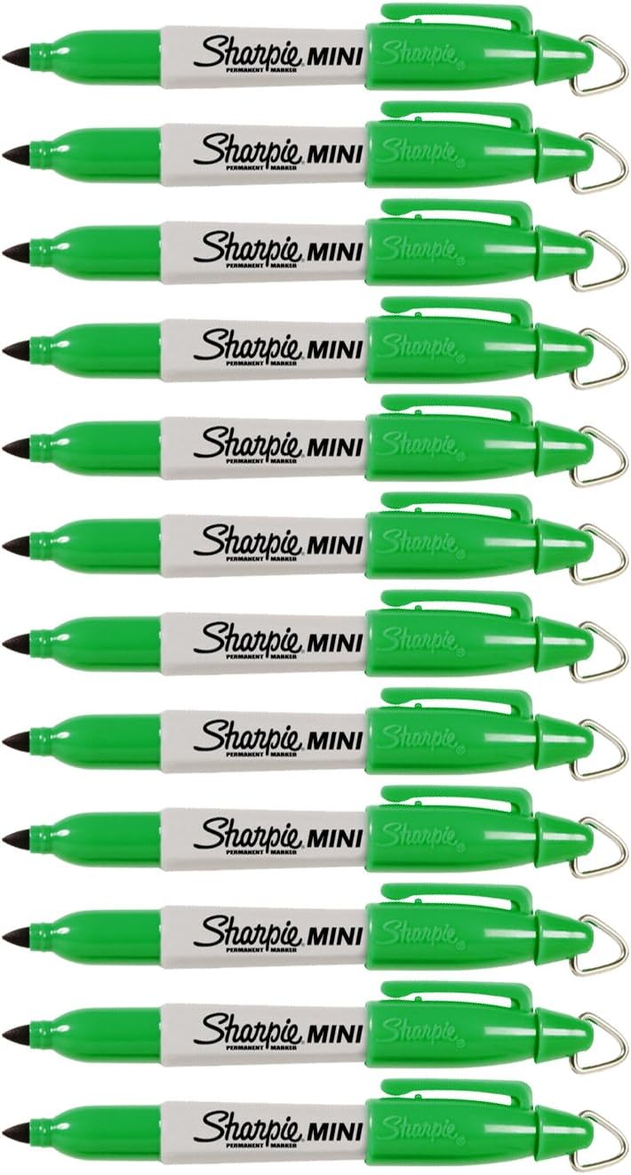 Amazon.com: Sharpie Mini Permanent Markers with Golf Keychain Clips ...