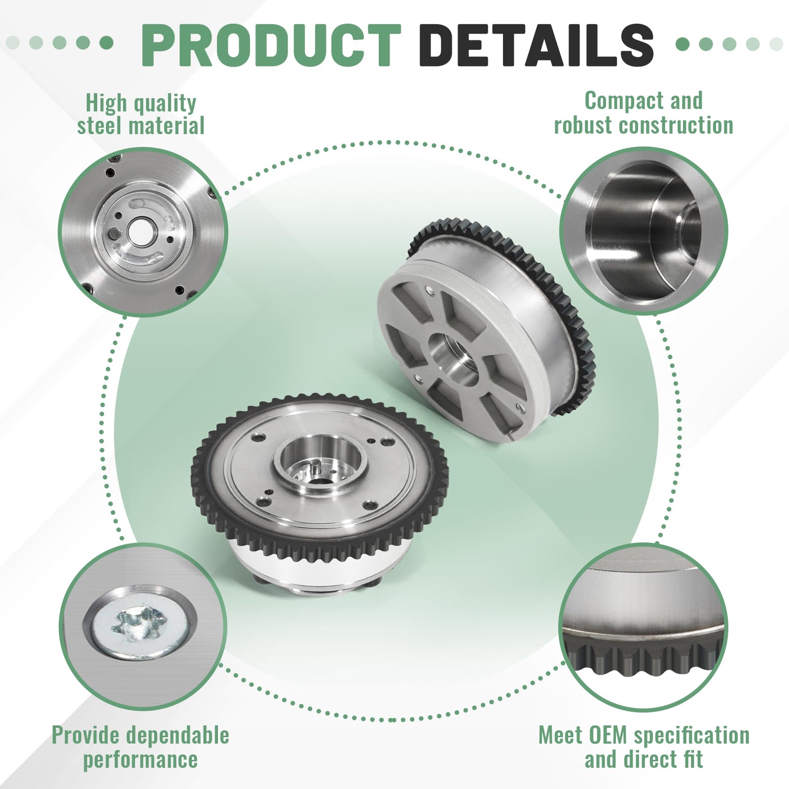 2022 Hyundai Kona CVVT Camshaft Gear Set - Intake & Exhaust Sprockets ...