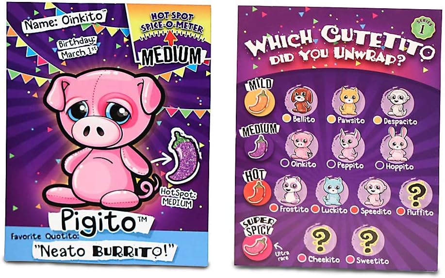 Cutetitos - Mystery Stuffed Animals - Collectible Plush