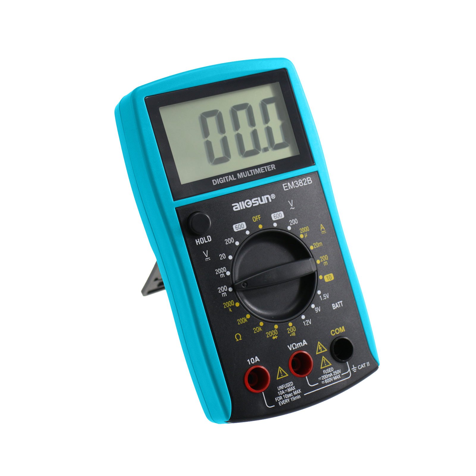 ALLOSUN Digital Multimeter Voltage Current Continuity Current Tester 3 ...